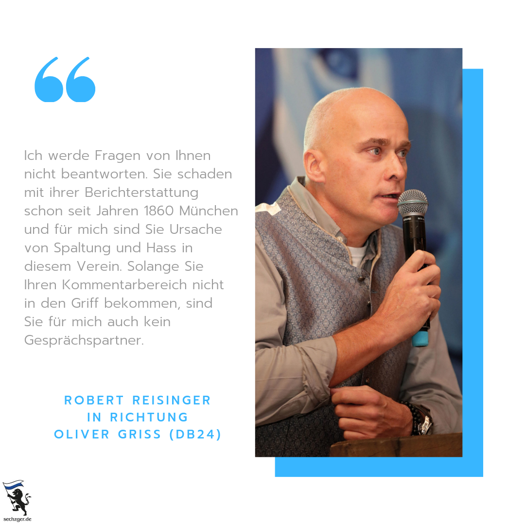 Reisinger zu Oliver Griss: "für mich sind Sie Ursache für Spaltung und ...
